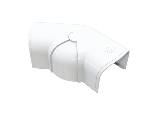 HVAC TRUNKING WHITE 45 TO 90 DEG JOINTED ELBOW | HVAC APP