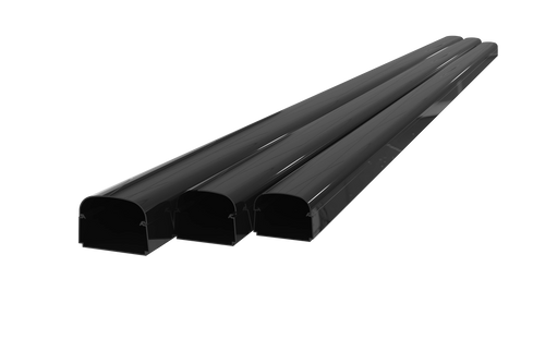HVAC HEAT PUMP TRUNKING 140MM BLACK STRAIGHT DUCT BOX QUANTITY | HVAC APP