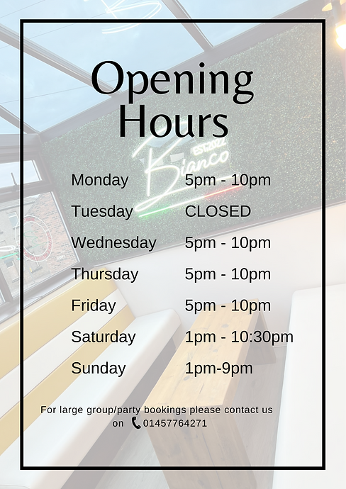 Italian Restaurant | Bianco Hollingworth | Hollingworth