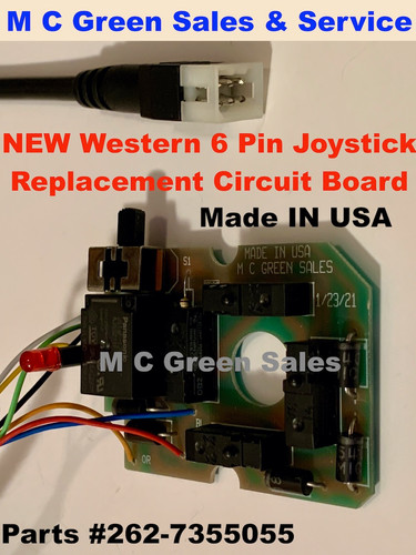Western/Fisher 6 Pin Joystick NEW US MADE Replacement Circuit Board ...