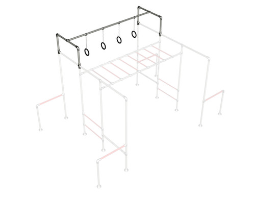 Outdoor Playground Accessories Obstacle Course 7PCS Colorful Ninja ...