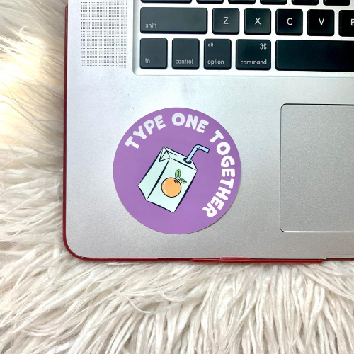 Type One Together Circle Sticker | Type One Together