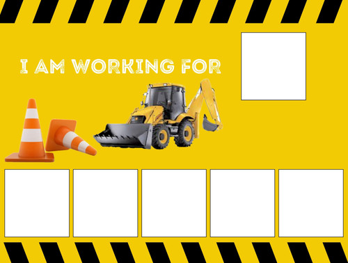 Construction Themed Token Board Bundle | Blooming Behavior