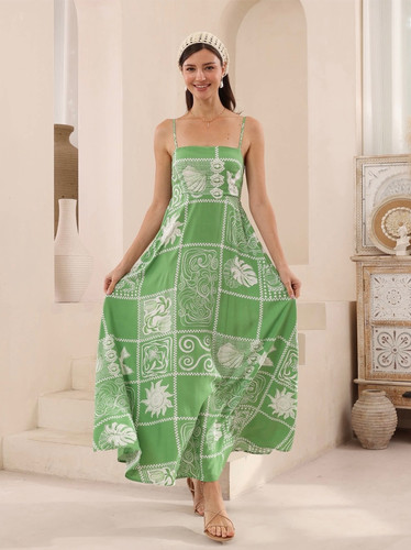 IRIS MAXI / OCEAN / 2012084A-61 / DRESS | Lilly & Ty