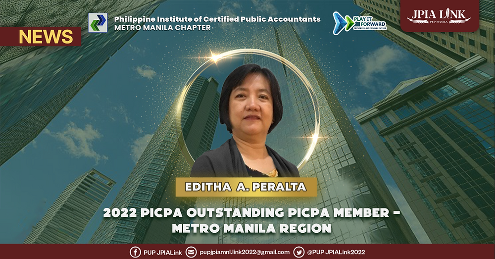 PUP CAF faculty member accepts ‘Outstanding PICPA Member Awardee’