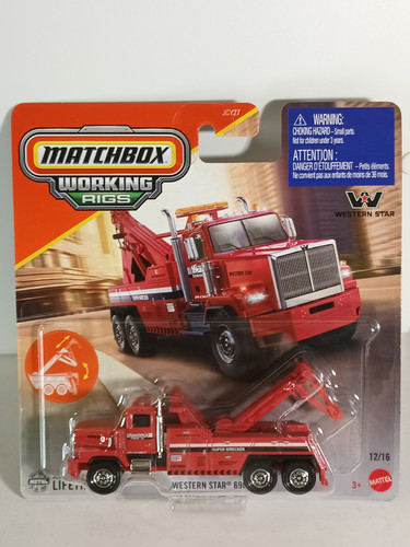 Matchbox Working Rigs Series Western Star 6900XD Red | Lindseys Diecast