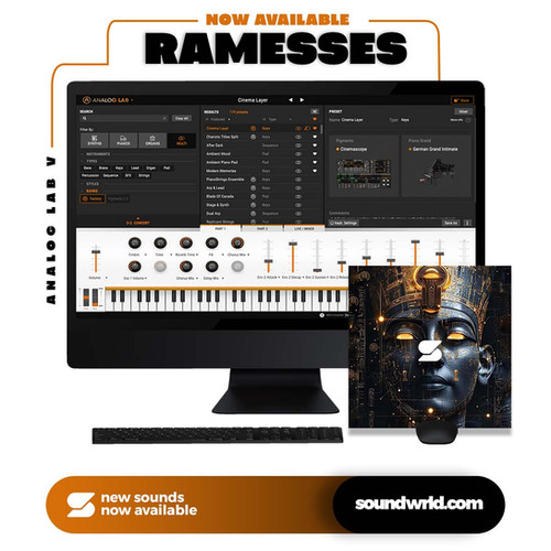 Ramesses (Analog Lab V Bank + One Shot Kit) | Soundwrld