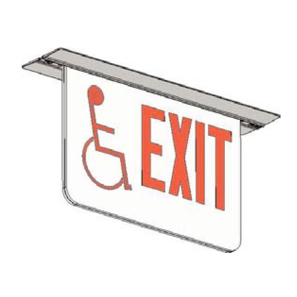 Astralite Emergency Lighting: ELX-HC-UNVRCEdgelit Exit Sign With ...