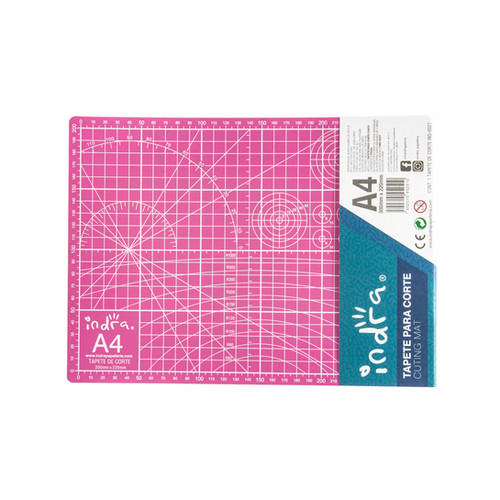tabla de corte rosa A4 22*30*3 mm | indrapapeleria