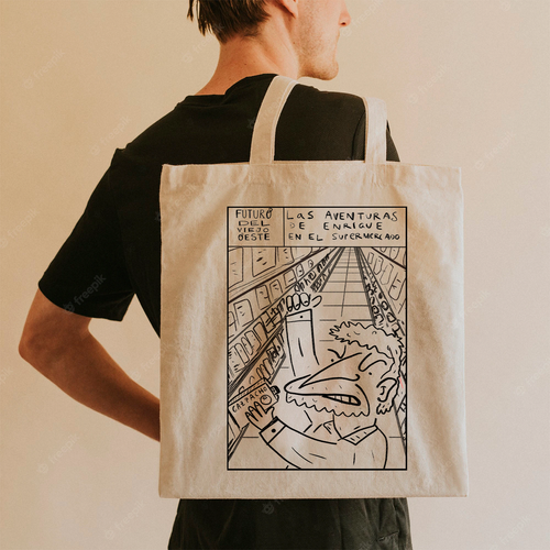 Bolsa Las Aventuras De Enrique En El Supermercado | Futurodelviejooeste