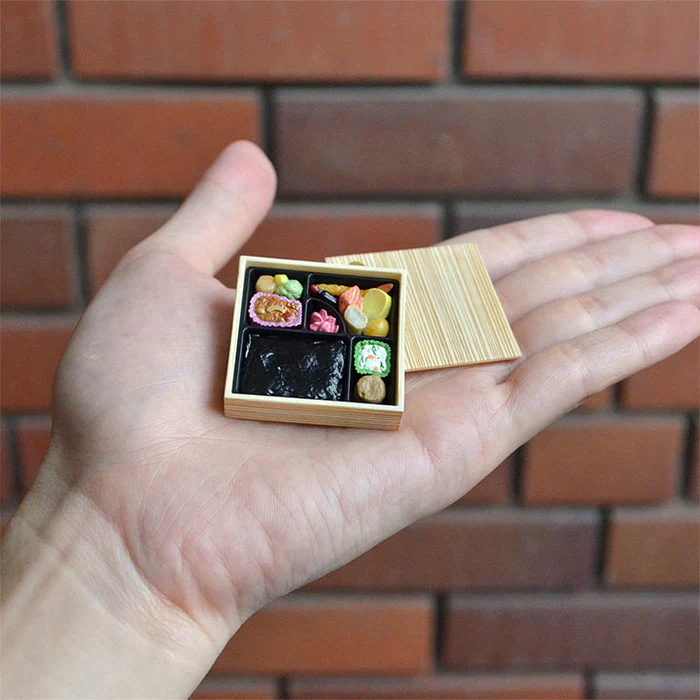 Gakuya Japan Bento Gachapon Miniature Collection: Tsutaya, Kinbe, Rikyu-gyutan, Popeye Onigiri