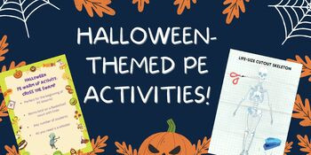Halloween-Themed PE Activity Bundle | PE Buddy