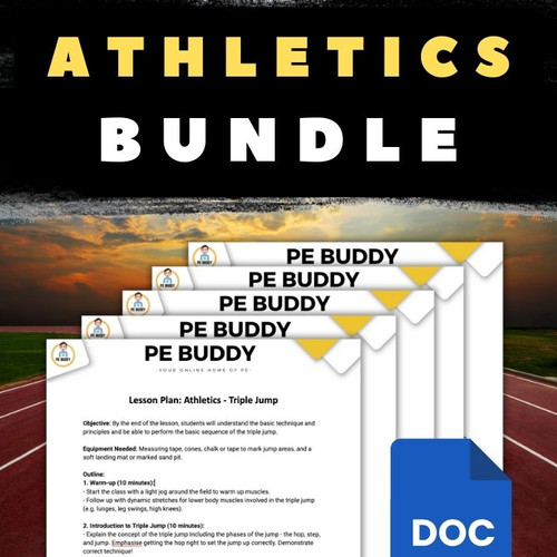 Ultimate Athletics Resource Bundle | 1 Unit Plans & 9 Lesson Plans ...