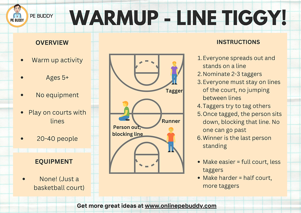 PE Activity #2 - "Line Tiggy"