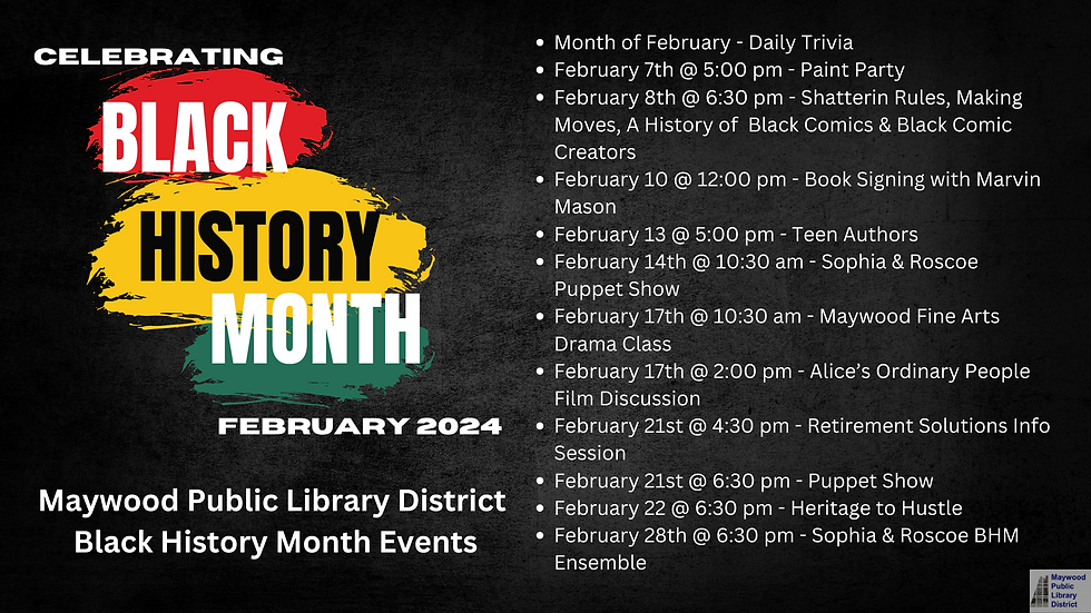 Home | Maywood Library