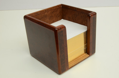 Authentic Hermes Wooden Post It Note Holder Vintage Office Desk ...