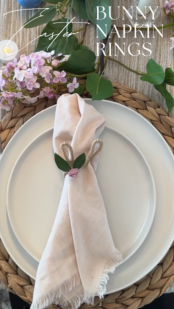 Easter Bunny Napkin Rings: A Step-by-Step Guide to Easy DIY Home ...