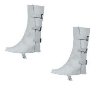 Chrome Leather Spats Knee Length | Safety Corp