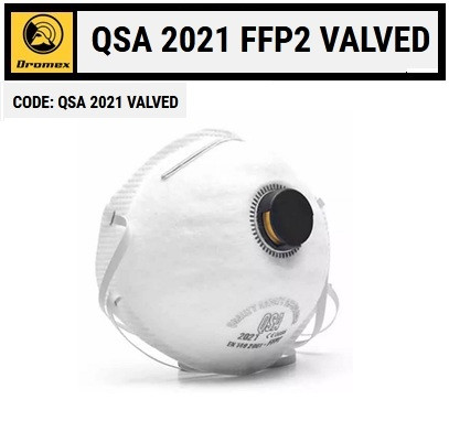 QSA 2021 FFP2 Valved Face Mask | Safety Corp