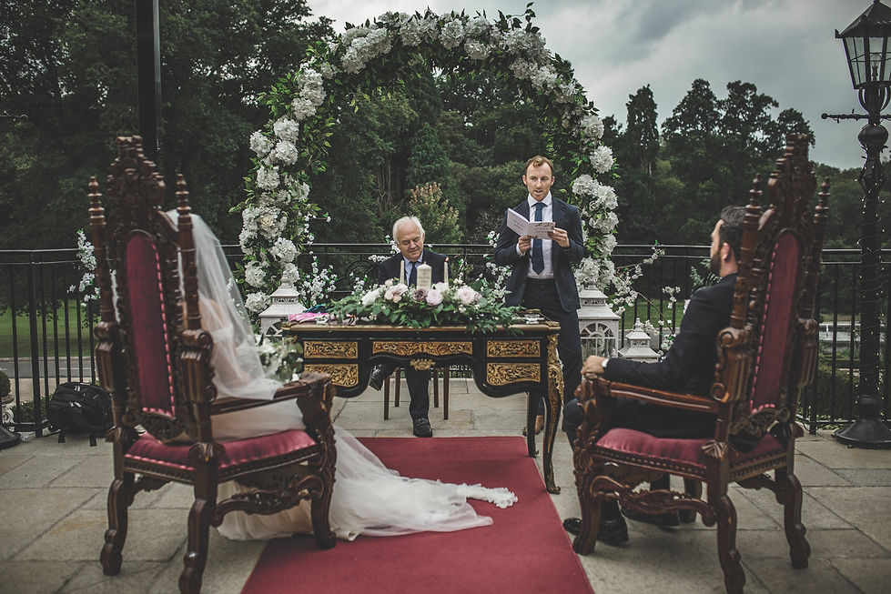 Stylish Wedding Photography at the Cabra Castle, Cavan