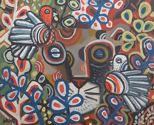 MESS'N WITH THE CAT | Mark Weber | Art