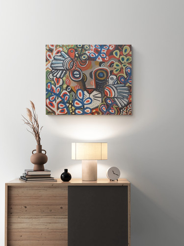 MESS'N WITH THE CAT | Mark Weber | Art