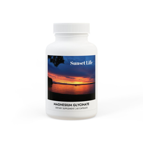 Sunset Life Magnesium Glycinate Supplement (60 Capsules) | Sunset Life ...