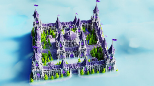 Factions Spawn ⫸ Purple Castle | StormBlock