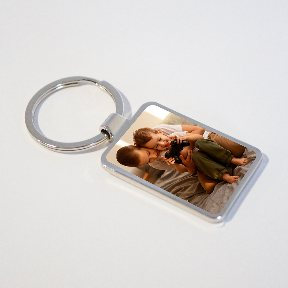 Personalized Metal Photo Keychain | Intensify