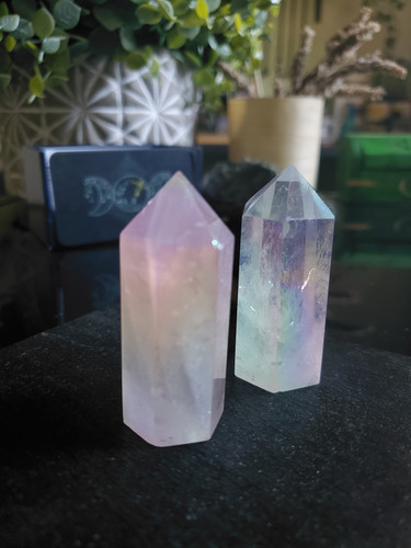 Angel Aura Quartz Towers | The Hummingbird Moon