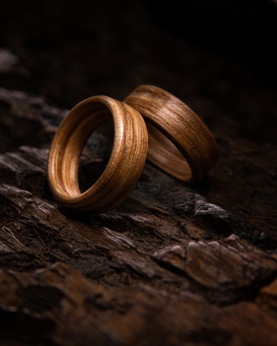 VANILLA | Ash bentwood | Robin Wood Rings