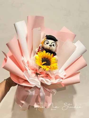 One Stalk Artificial Sunflower Bouquet | The Liz Studio