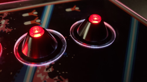 Custom power harness for Volcano Buttons on Atari Tempest Legacy! Free ...