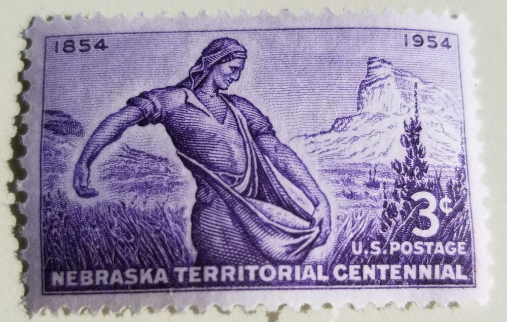 Nebraska Territorial Centennial Stamp