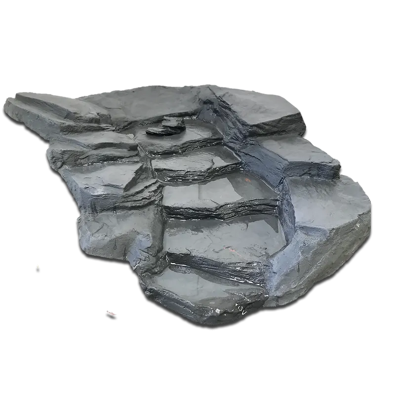 Rockways Concrete Small Slate Step Garden Waterfall, Left Bend
