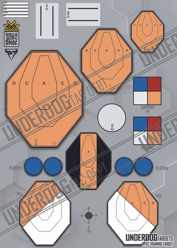 IPSC TRAINING TARGET 24 pcs | UnderdogTac.com