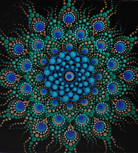 peacock mandala