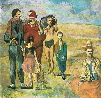 "FAMILY OF SALTIMBANQUES" Artwork by Pablo Picasso