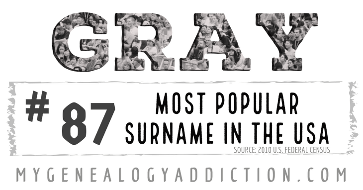 Gray family history, statistics, genealogy resources and more