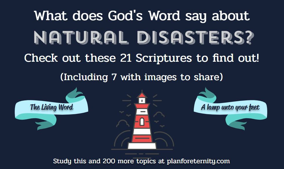 Natural Disasters in Scriptures - Verses about Natural Disasters