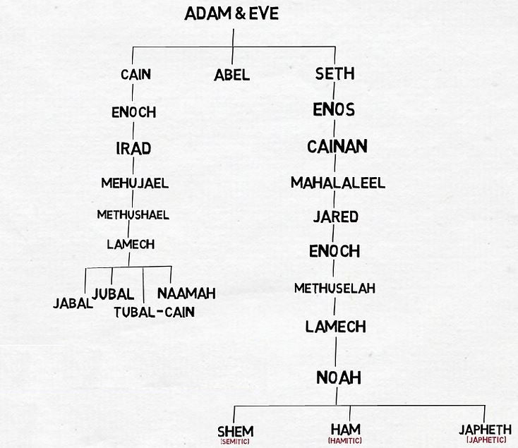 The Ashkenazi Jews descend from Japheth of Noah's Ark