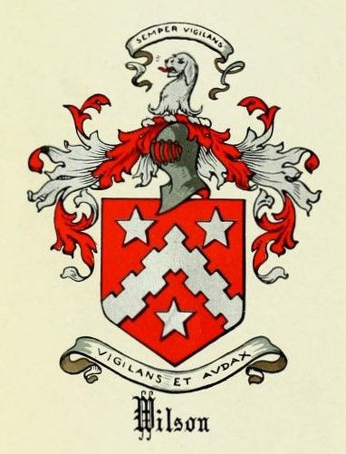 Wilson Coat of Arms and other free genealogy resources