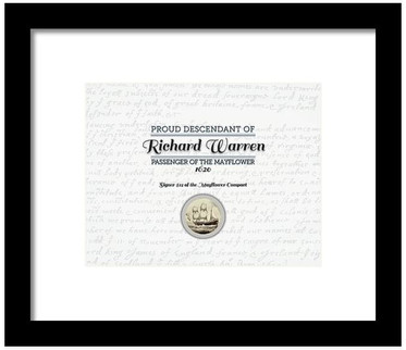 Richard Warren, Mayflower Passenger