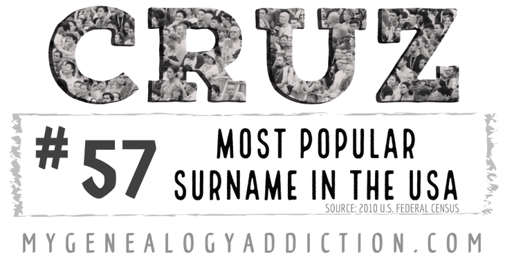 Cruz family history, statistics, genealogy resources and more