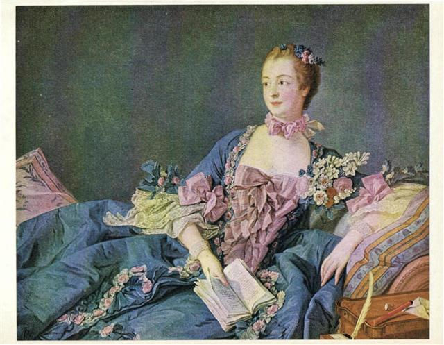 "LA POMPADOUR" Artwork by Francois Boucher