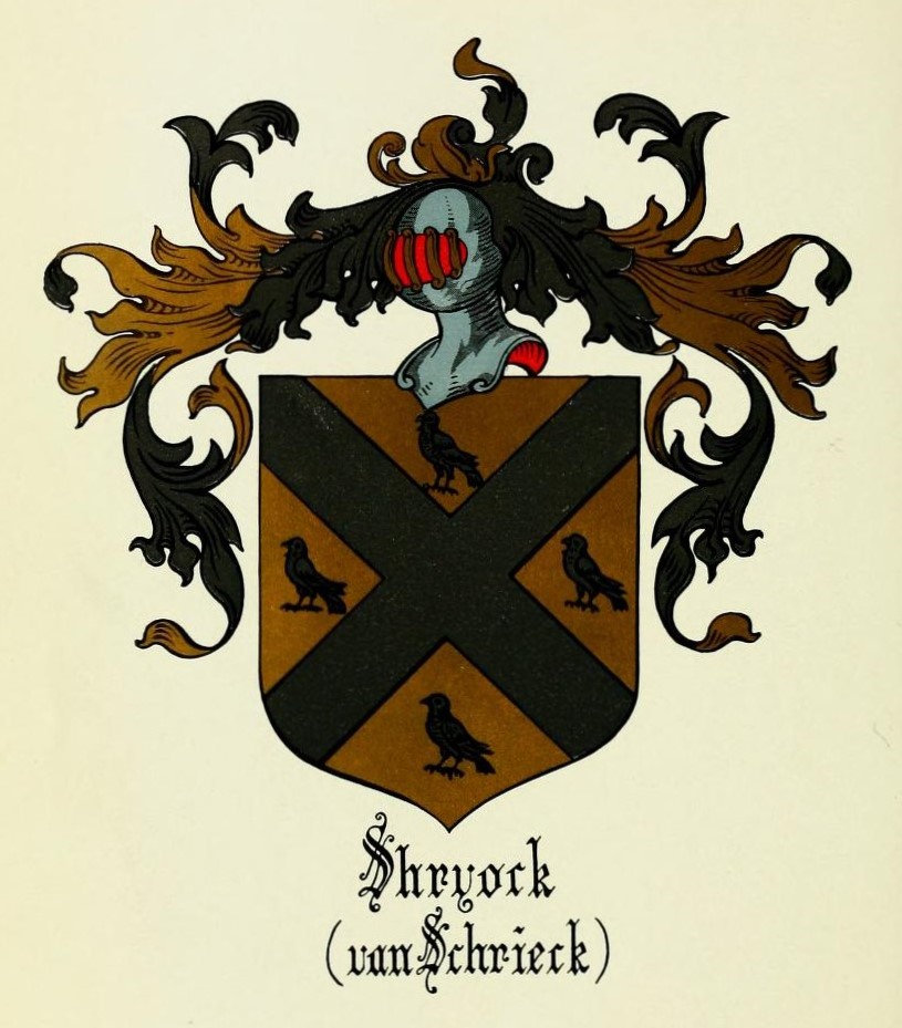 Shryock Coat of Arms and other free genealogy resources
