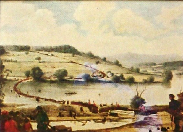 "GENERAL DOUBLEDAY CROSSING THE POTOMAC" Artwork by David Gilmour ...