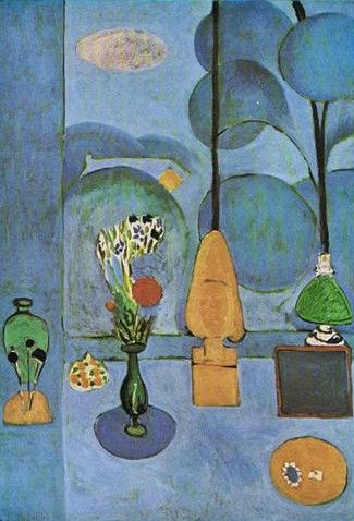 "THE BLUE WINDOW " Artwork by Henri Matisse