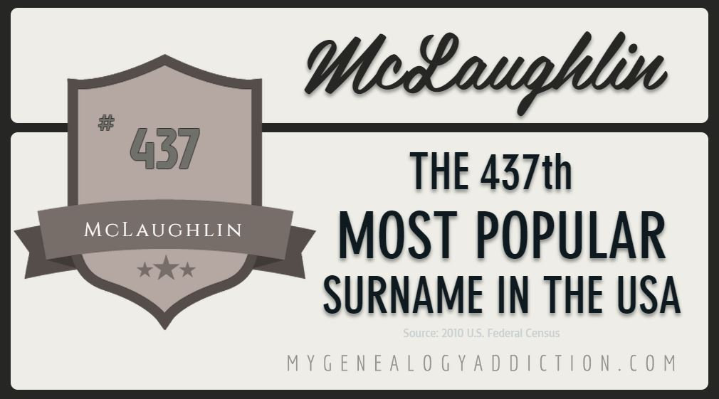 McLaughlin family history, statistics, genealogy resources and more