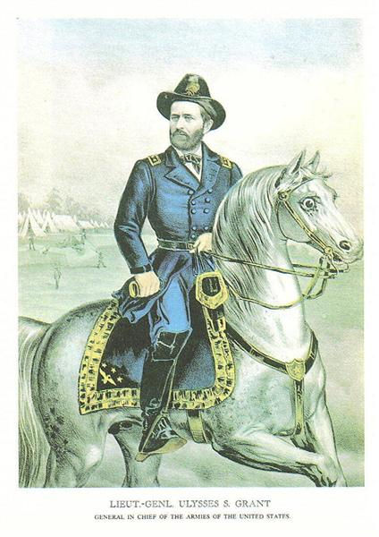 "GENERAL ULYSSES S. GRANT" Artwork by Currier & Ives